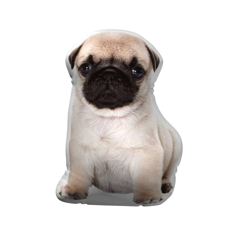 Custom Pet Cutout Pillow – Pillow Pug
